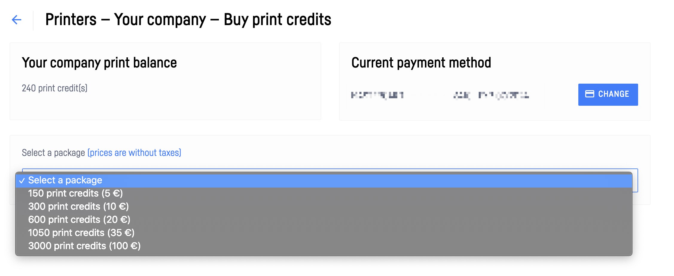Printer credits – STATION F